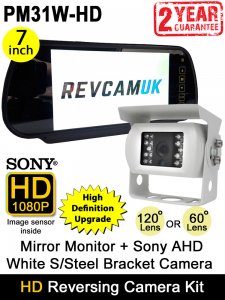Reversing Cameras UK Ltd > Cabled Reversing Camera Kits > 7" Rear View ...