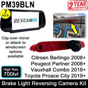 Reversing Cameras UK Ltd > Van Brake Light Reversing Camera Kits > Peugeot Partner Reversing ...