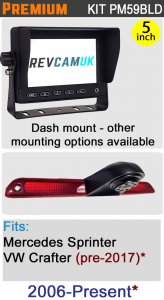 Reversing Cameras UK Ltd > Van Brake Light Reversing Camera Kits > VW Volkswagen Crafter ...