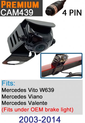 Reversing Cameras UK Ltd > Brake Light Reverse Cameras > Mercedes Vito W639, Viano, Valente van ...