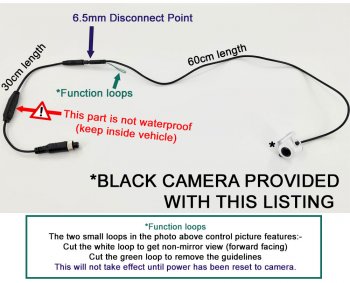 Reversing Cameras UK Ltd > Reversing Cameras > Mini/Small Black Reverse ...