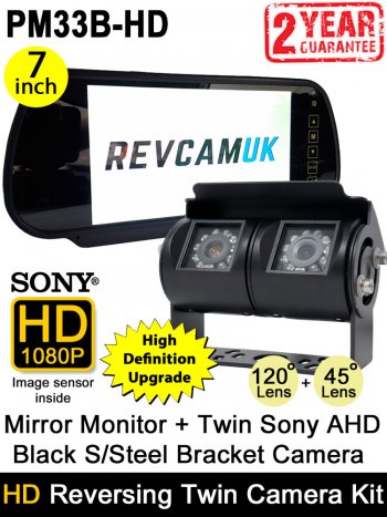Reversing Cameras UK Ltd > Cabled Reversing Camera Kits > 7" Mirror ...