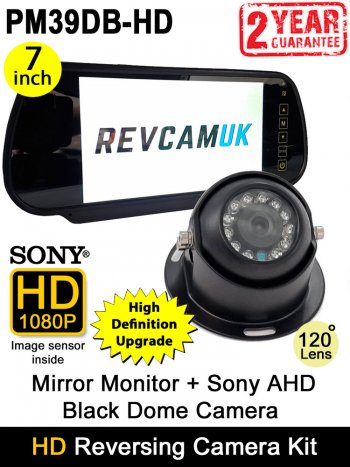 Reversing Cameras UK Ltd > Cabled Reversing Camera Kits > 7" Mirror ...