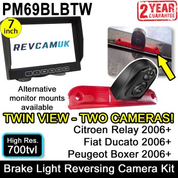 Reversing Cameras UK Ltd > Van Brake Light Reversing Camera Kits > Dual ...