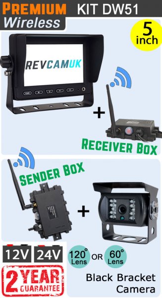 Reversing Cameras UK Ltd > Wireless Reversing Camera Kits