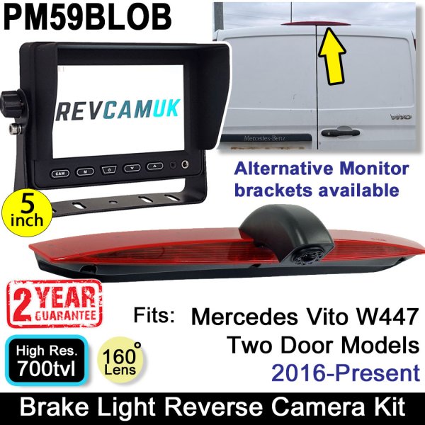 Reversing Cameras UK Ltd > Van Brake Light Reversing Camera Kits > Mercedes Vito Reversing ...