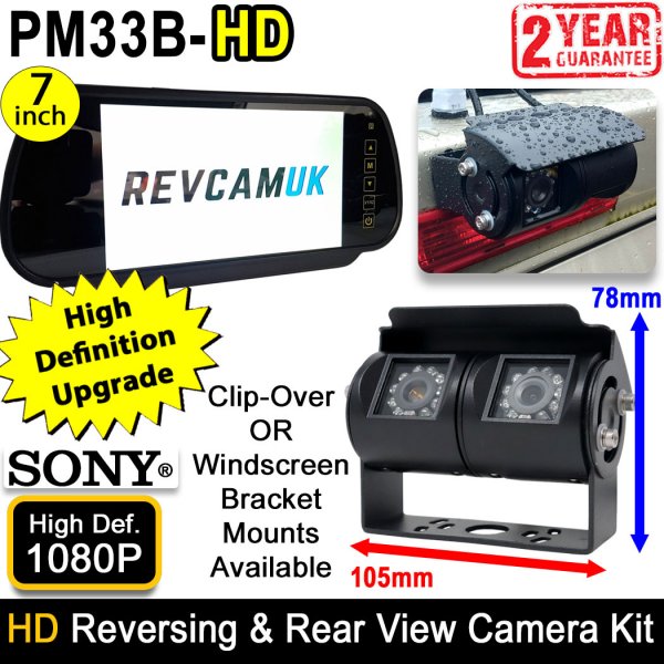 Reversing Cameras UK Ltd > Cabled Reversing Camera Kits > Twin / Dual ...