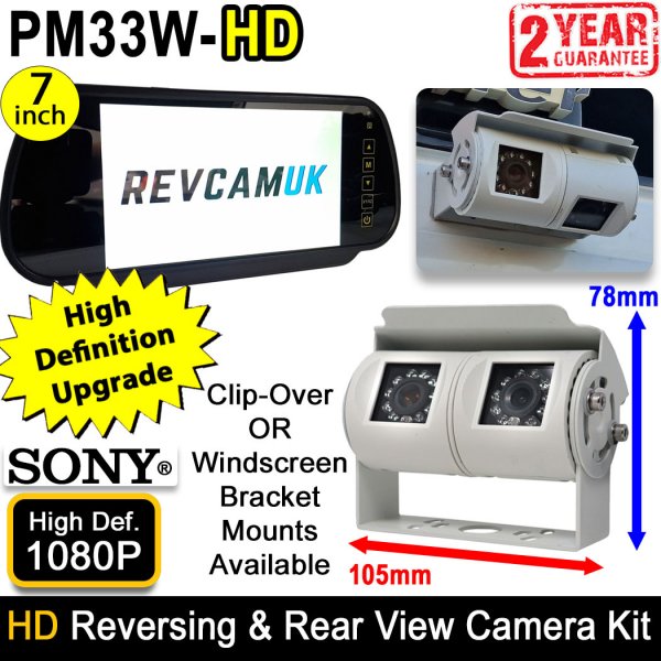 Reversing Cameras UK Ltd > Cabled Reversing Camera Kits > Twin / Dual ...