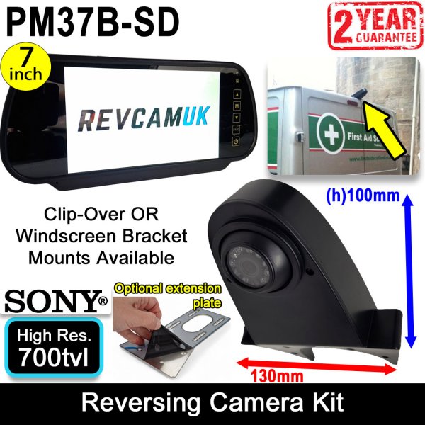 Reversing Cameras UK Ltd > Cabled Reversing Camera Kits > Roof Mount ...