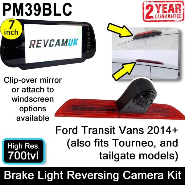 Reversing Cameras UK Ltd > Van Brake Light Reversing Camera Kits