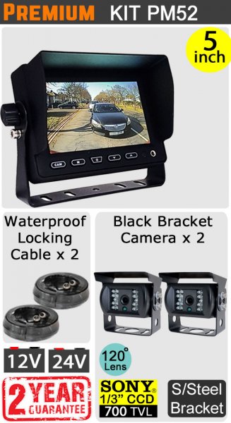 Reversing Cameras UK Ltd > Cabled Reversing Camera Kits