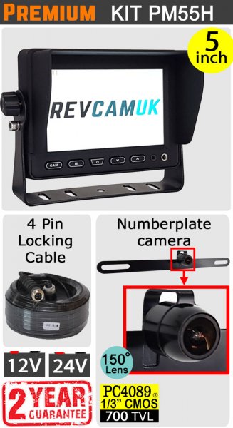 Reversing Cameras UK Ltd > Cabled Reversing Camera Kits > Number Plate ...