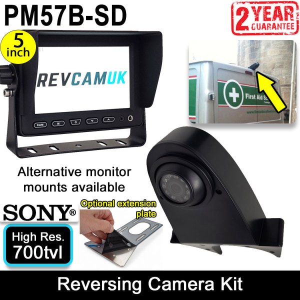 Reversing Cameras UK Ltd > Cabled Reversing Camera Kits > Roof Mount ...