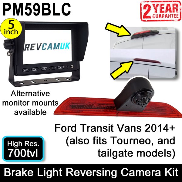 Reversing Cameras UK Ltd > Van Brake Light Reversing Camera Kits > Ford Transit Reversing Camera ...