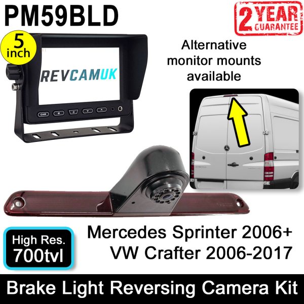 Reversing Cameras UK Ltd > Van Brake Light Reversing Camera Kits