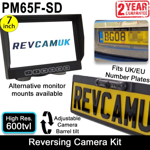 Reversing Cameras UK Ltd > Cabled Reversing Camera Kits > Number Plate ...