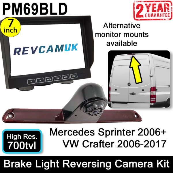 Reversing Cameras UK Ltd > Van Brake Light Reversing Camera Kits > VW Volkswagen Crafter ...