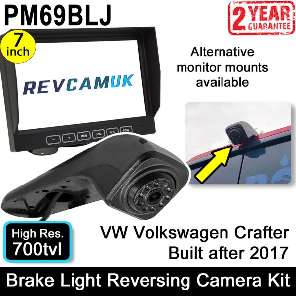 Reversing Cameras UK Ltd > Van Brake Light Reversing Camera Kits > VW Volkswagen Crafter ...