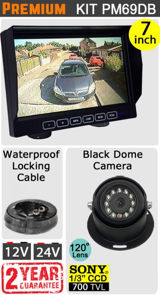 Reversing Cameras UK Ltd > Cabled Reversing Camera Kits