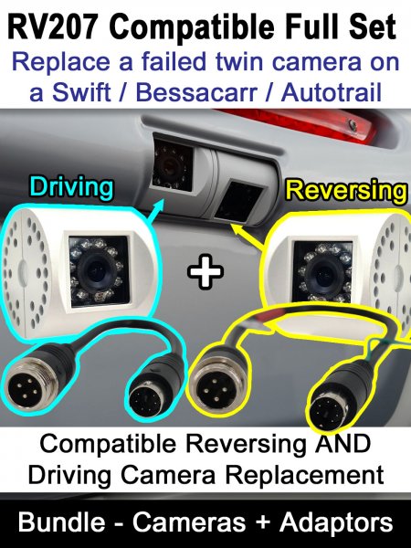 Reversing Cameras UK Ltd > Adaptors and Leads > Swift/Bessacarr ...