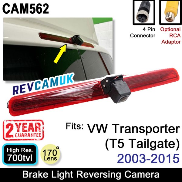 Reversing Cameras UK Ltd > Van Brake Light Reversing Camera Kits > VW ...