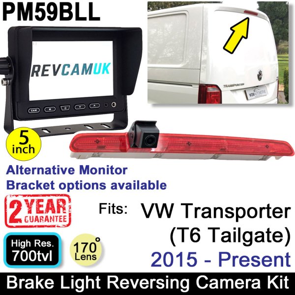 Reversing Cameras UK Ltd > Van Brake Light Reversing Camera Kits > VW Volkswagen Transporter ...