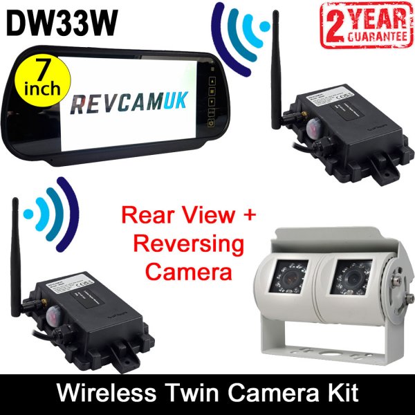 Reversing Cameras UK Ltd > Wireless Rear View / Reversing Camera Kits