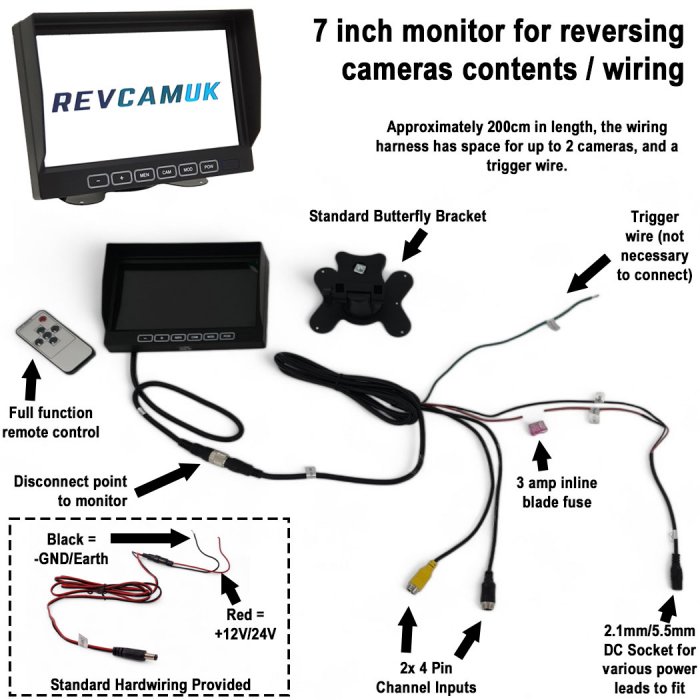 Reversing Cameras Uk Ltd Van Brake Light Reversing Camera Kits Vw
