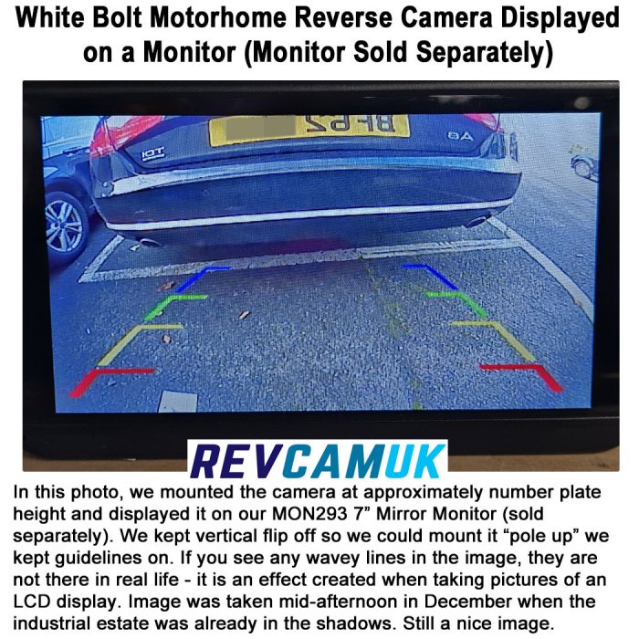 Reversing Cameras UK Ltd > Reversing Cameras > White Motorhome Bolt ...