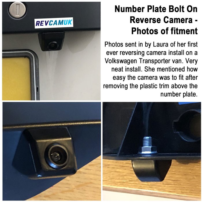 Reversing Cameras UK Ltd > Reversing Cameras > Bolt to Number Plate ...