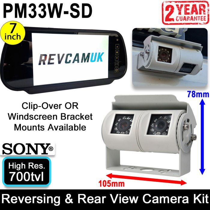 Reversing Cameras UK Ltd > Twin / Dual Lens Rear View + Reversing ...