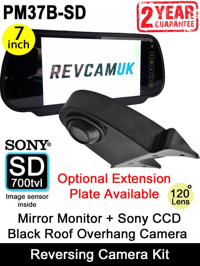 Reversing Cameras UK Ltd > Cabled Reversing Camera Kits > 7" Mirror ...