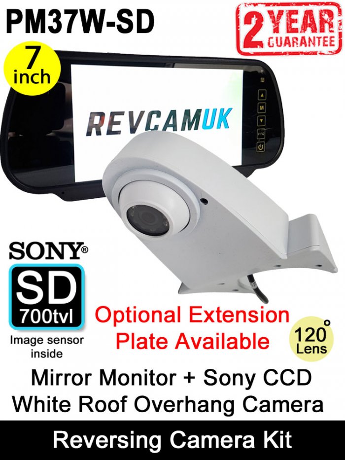Reversing Cameras UK Ltd > Cabled Reversing Camera Kits > 7" Mirror ...